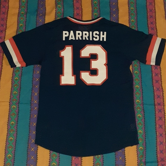 Vintage | Shirts | 8s Lance Parrish Detroit Tigers Sand Knit Vintage ...